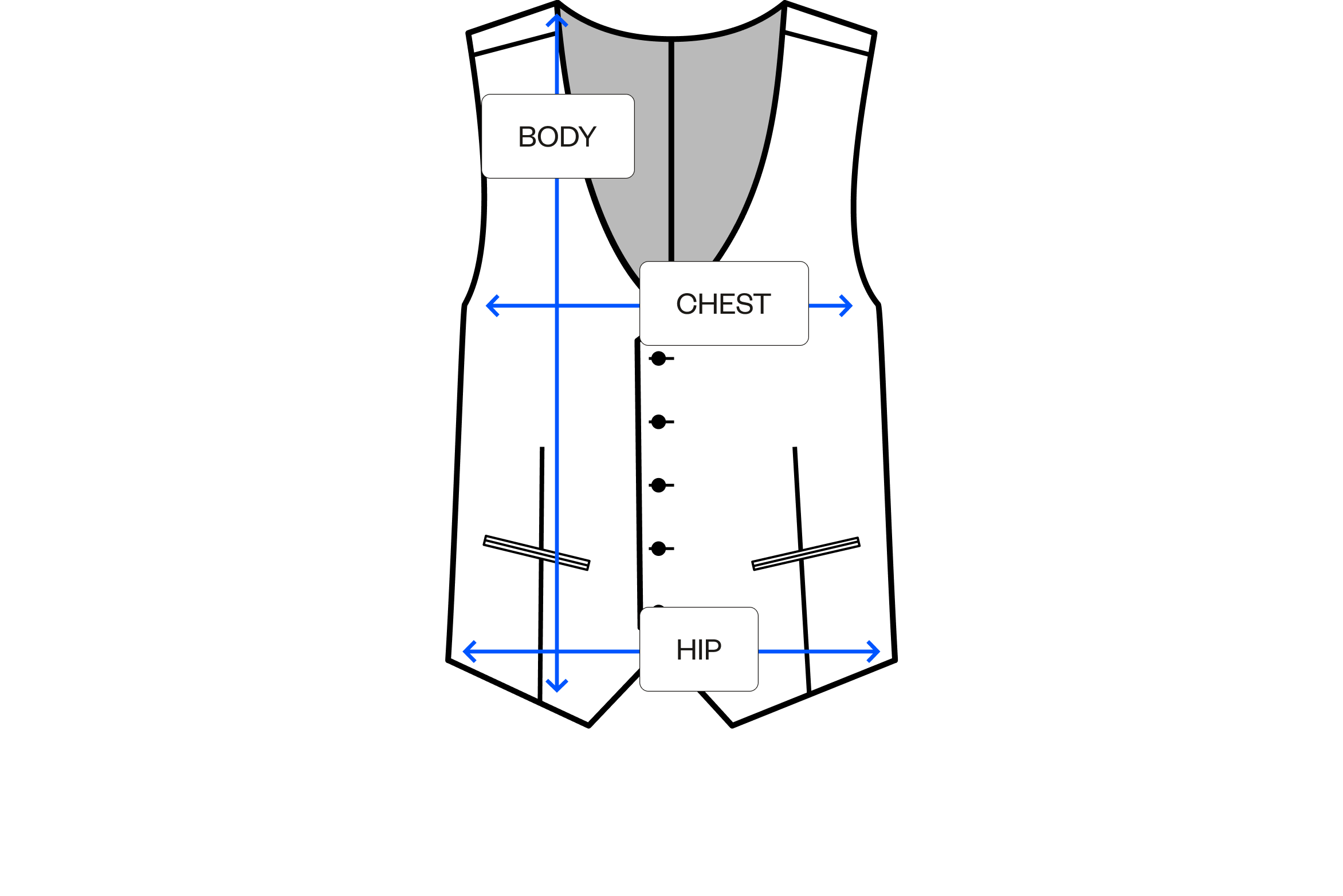 Essential Vest Midnight Blue | SHAPING NEW TOMORROW