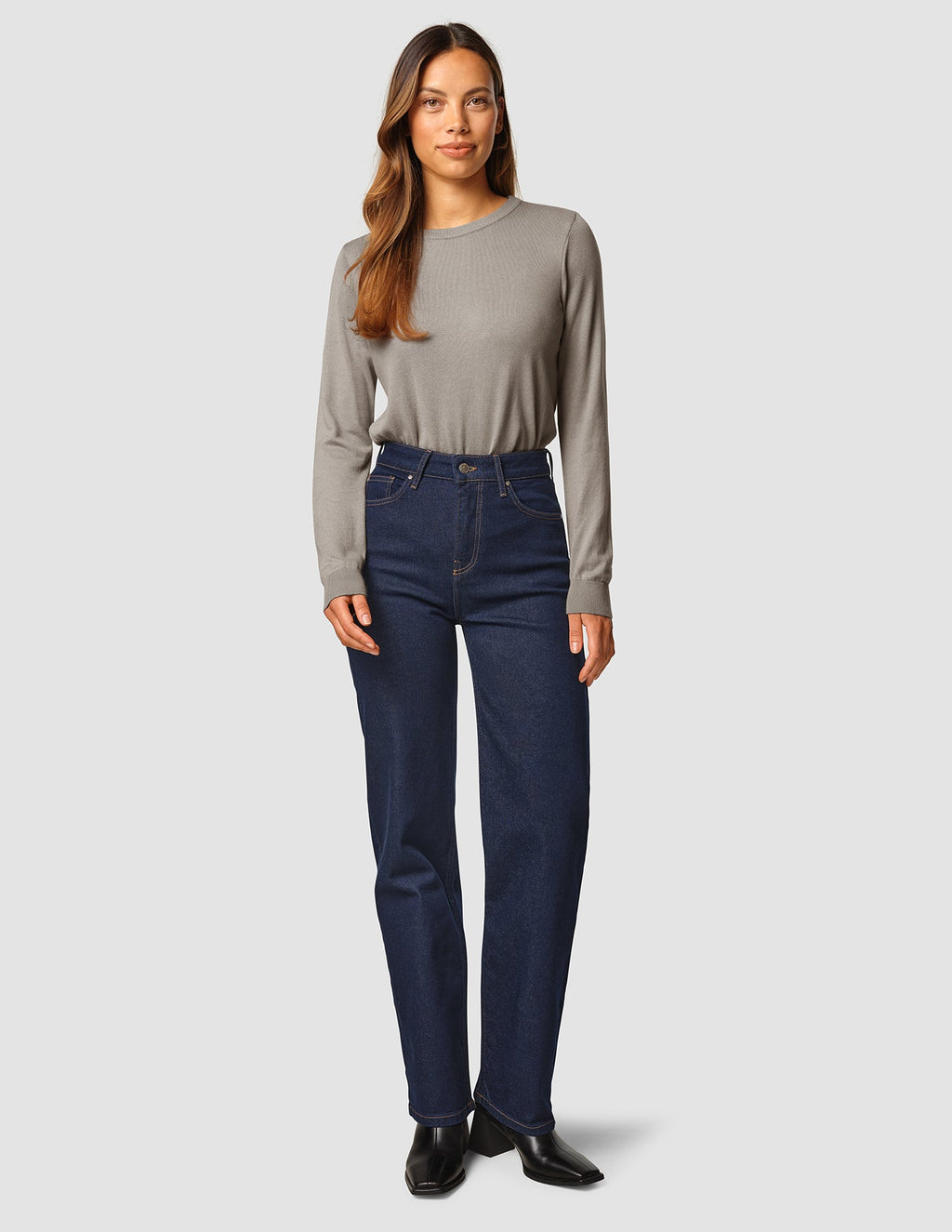 Jeans Straight Fit Dark Blue | SHAPING NEW TOMORROW